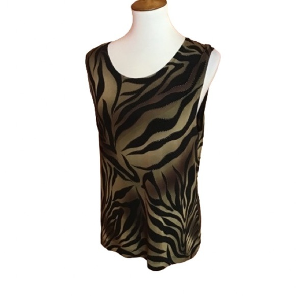 Chico's | Tops | Retro Y2k Chicos Tiger Print Slinky Tank Top | Poshmark